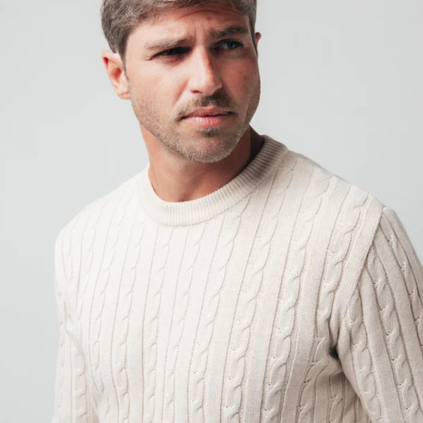 Cable-Knit Jumper – CLOTHO STORE